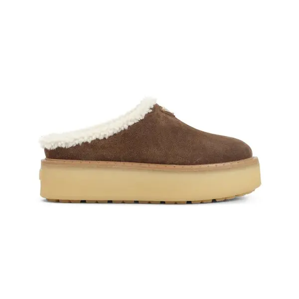 Prada Calf Leather Mule - Brown