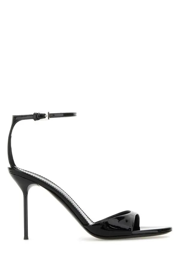 Paris Texas Lidia Leather Sandals - Black