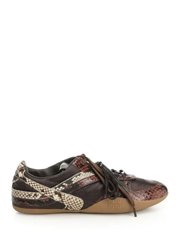 Miu Miu Gymnasium Sneakers - Brown