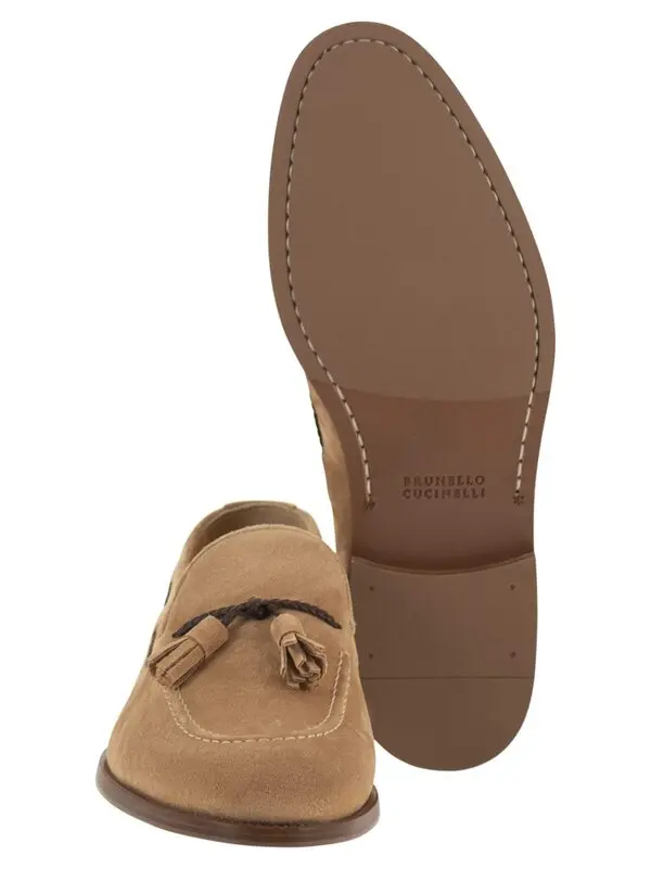 Brunello Cucinelli Suede Loafers