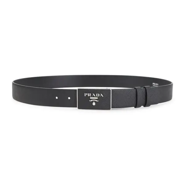 Prada Leather Belt - Black