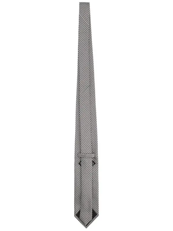 TOM FORD Printed Silk Tie