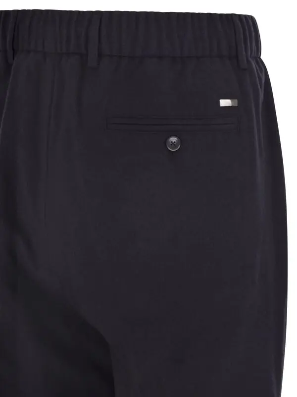 Herno Cashmere And Silk Trousers