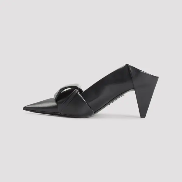 Loewe Origami Flap Back Pumps - Black