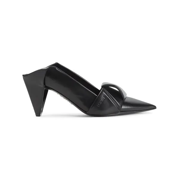Loewe Origami Flap Back Pumps - Black