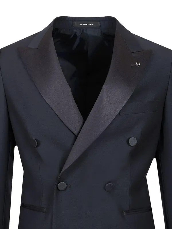Tagliatore Bruce Tuxedo In Super 130s Wool