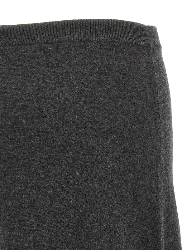 Balenciaga Maxi Wool Skirt