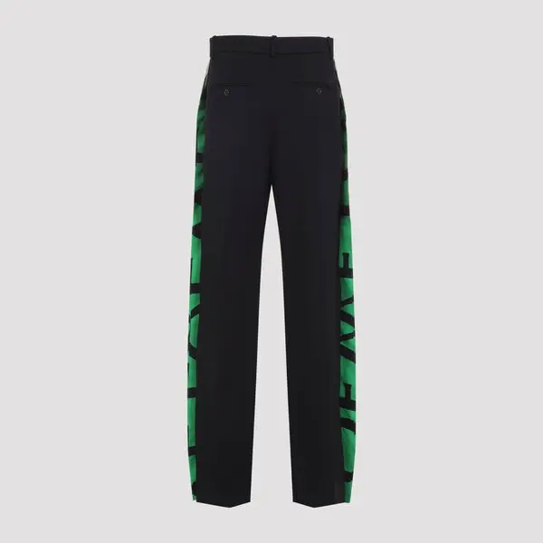 Loewe Graphic Paneled Wool Trousers