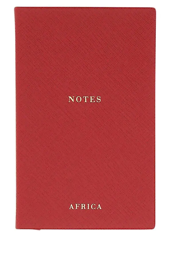 Prada Leather Africa Notebook - Red