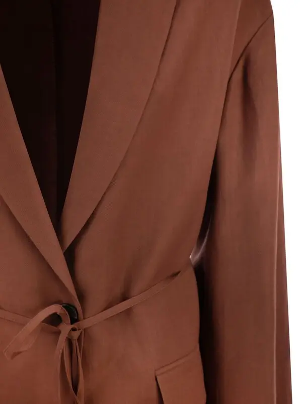 Brunello Cucinelli Embellished Twill Jacket - Brown