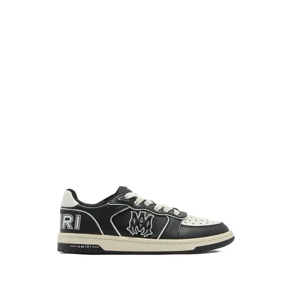 Amiri Newport Leather Low-top Trainers - Black