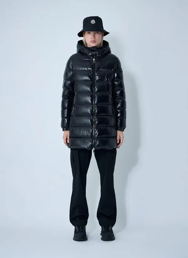 Moncler Courcelles Long Down Coat