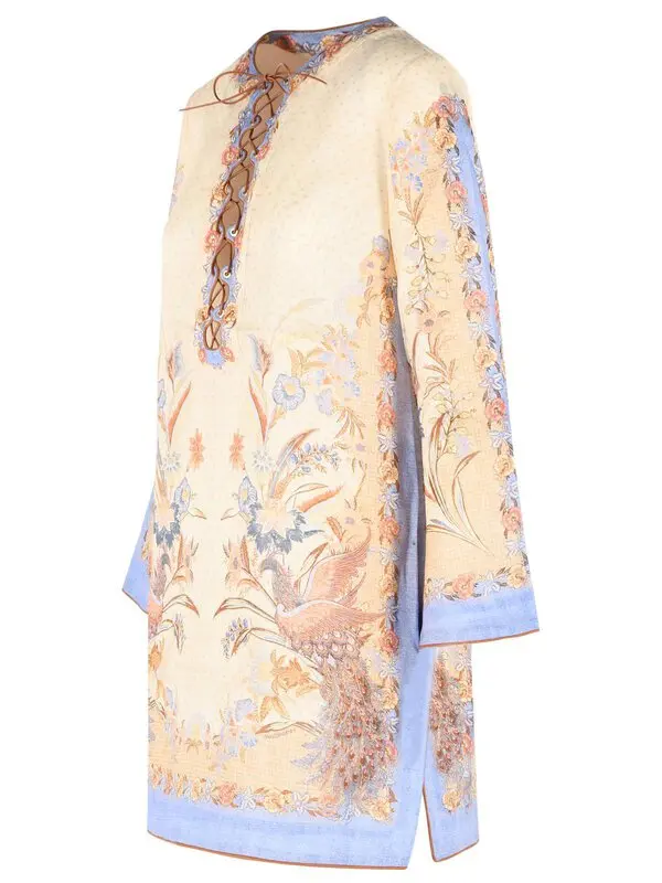 Zimmermann Linen Tunic Dress - Cream