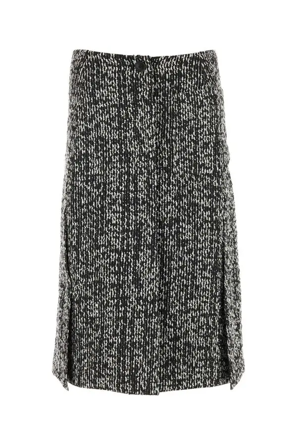 LANVIN Two-tone Boucle Skirt
