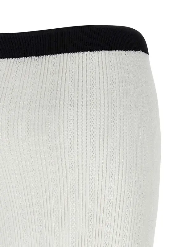 Balmain Two-tone Miniskirt - Multicolor