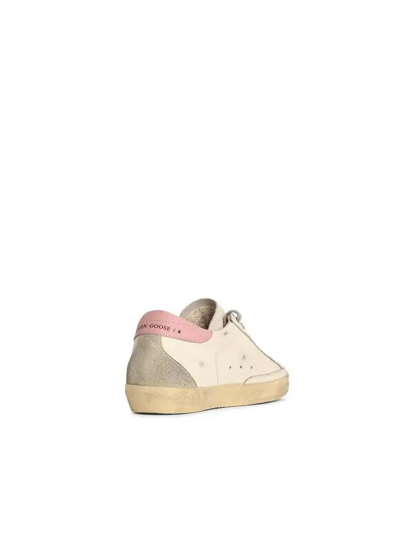 GOLDEN GOOSE Leather Superstar Sneakers - White