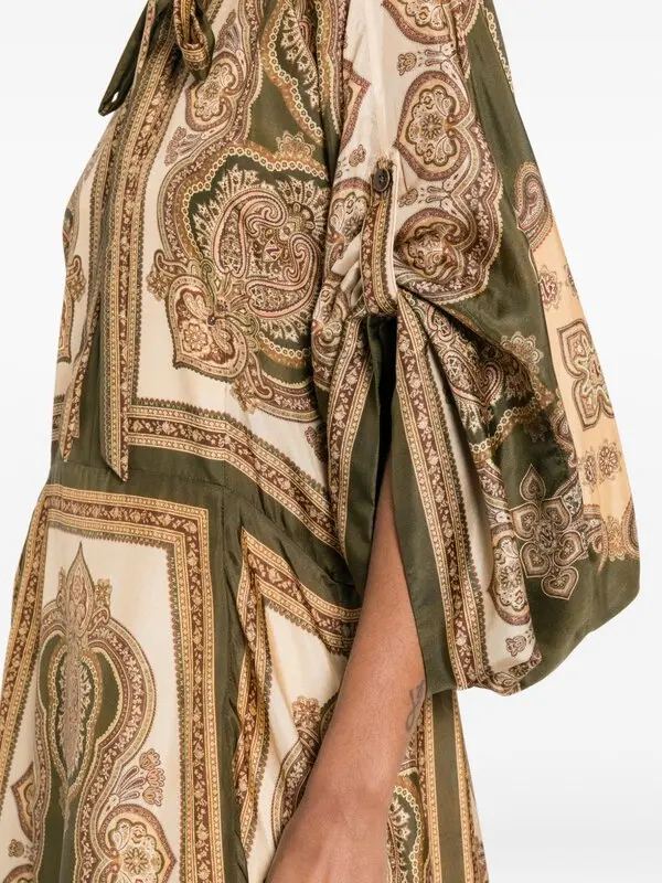 Zimmermann Mahon Silk Tunic Dress