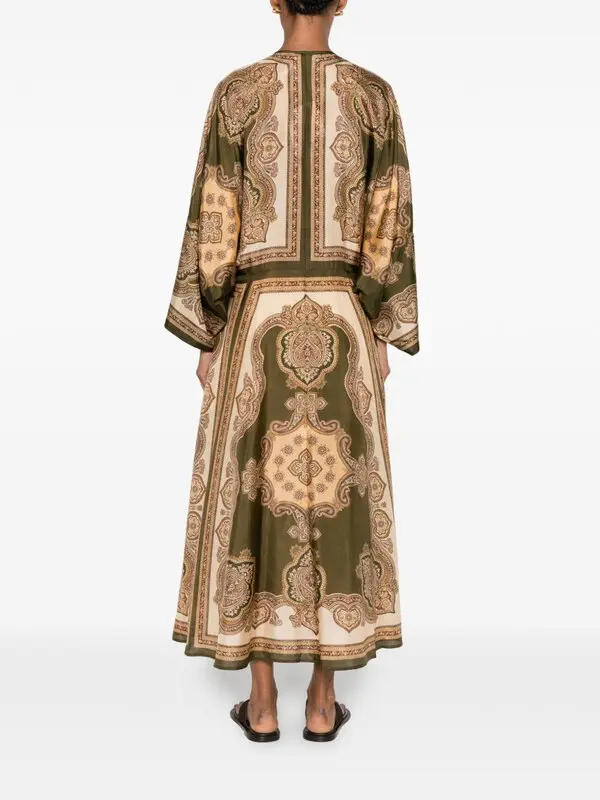 Zimmermann Mahon Silk Tunic Dress