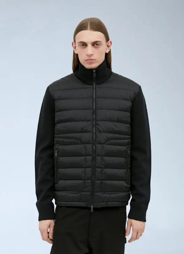 Moncler Padded Zip-up Cardigan - Black