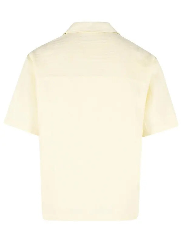 Séfr Dayot' Ecru Cotton And Linen Shirt - Cream