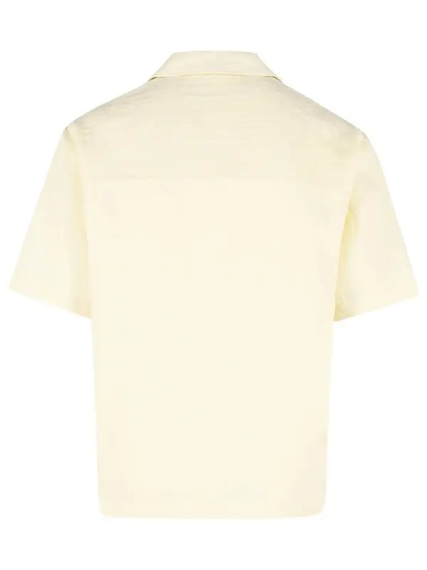 Séfr Dayot' Ecru Cotton And Linen Shirt - Cream
