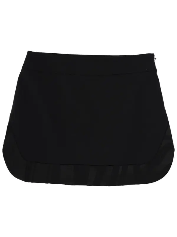 Emilio Pucci Wool Miniskirt - Black