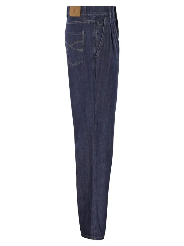 Brunello Cucinelli Iconic Fit Five-pocket Trousers - Multicolor