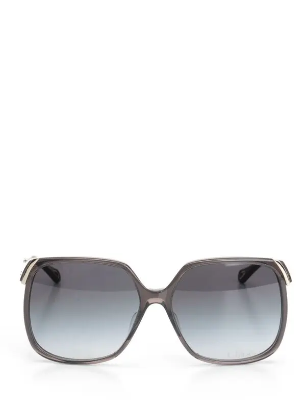 Chloé Oversized Square Sunglasses - Gold
