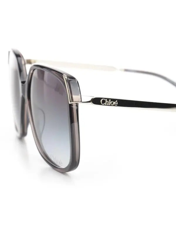 Chloé Oversized Square Sunglasses - Gold