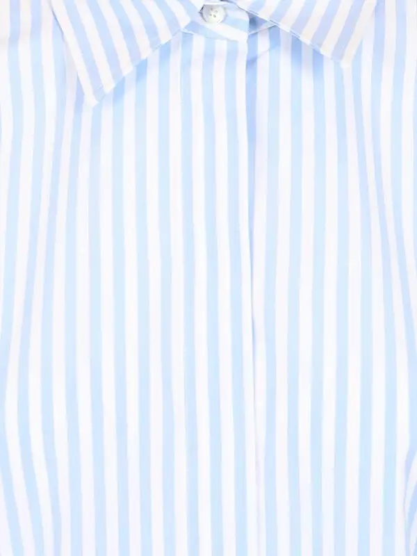 Max Mara Striped Poplin Shirt