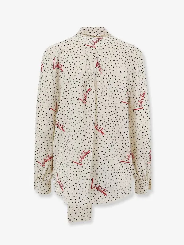 Valentino Garavani Bollicine Plusdepois Crepe De Chine Shirt - Multicolor