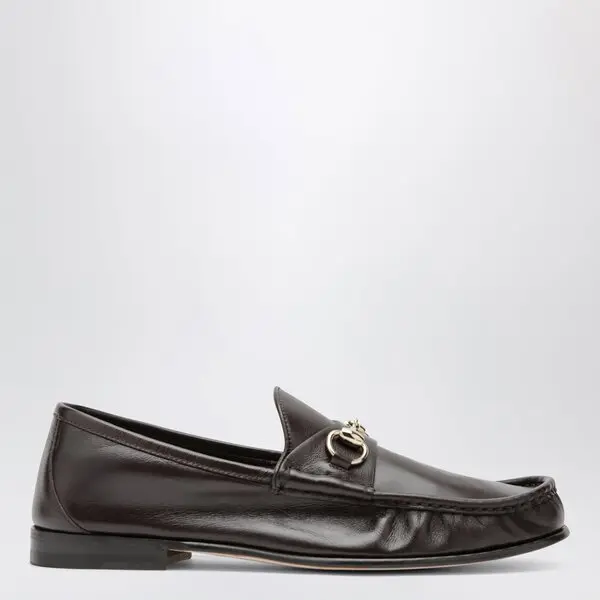 Gucci Lugano Horsebit Leather Loafer In Cocoa
