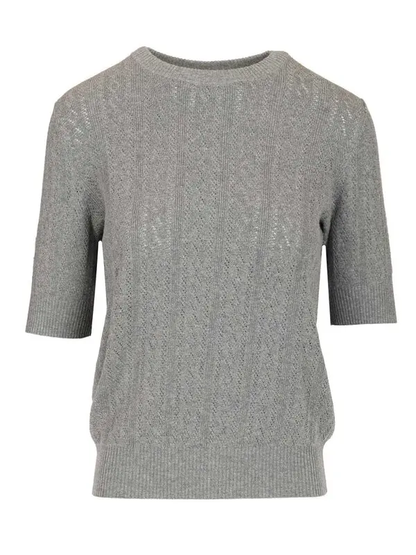 LISA YANG Nika Cotton And Cashmere Sweater - Gray
