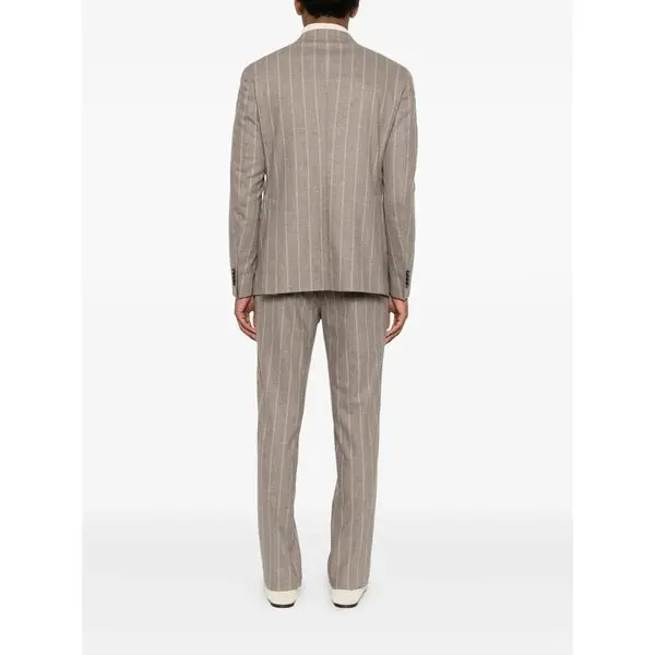 Tagliatore Neutrals Suits Single Breasted Suits