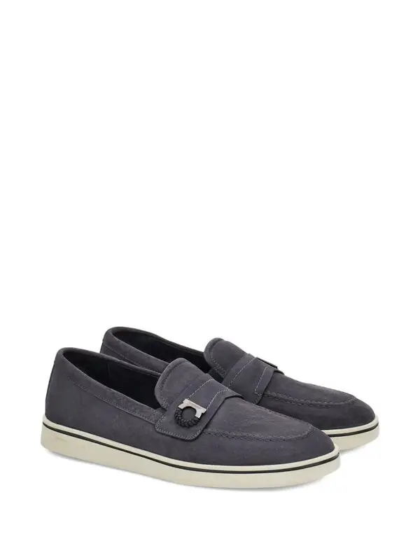 FERRAGAMO Leather Loafers - Multicolor