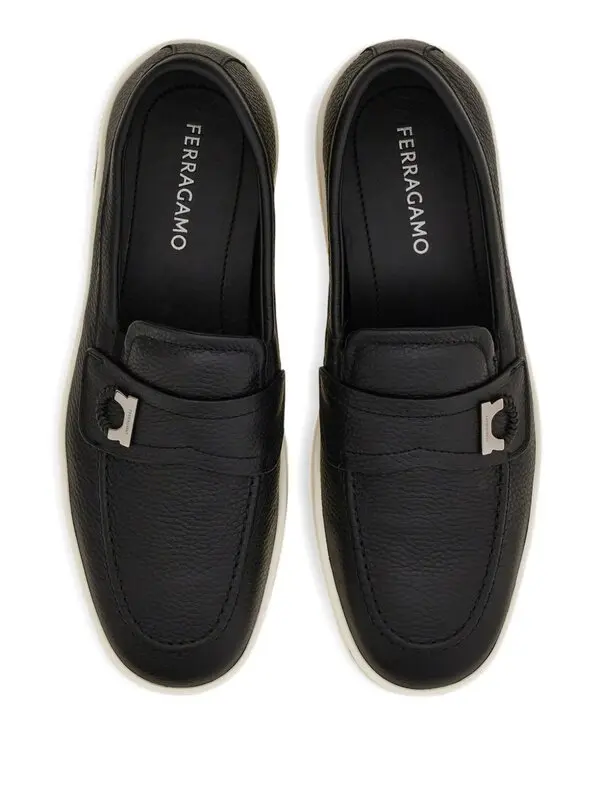 FERRAGAMO Leather Loafers - Multicolor