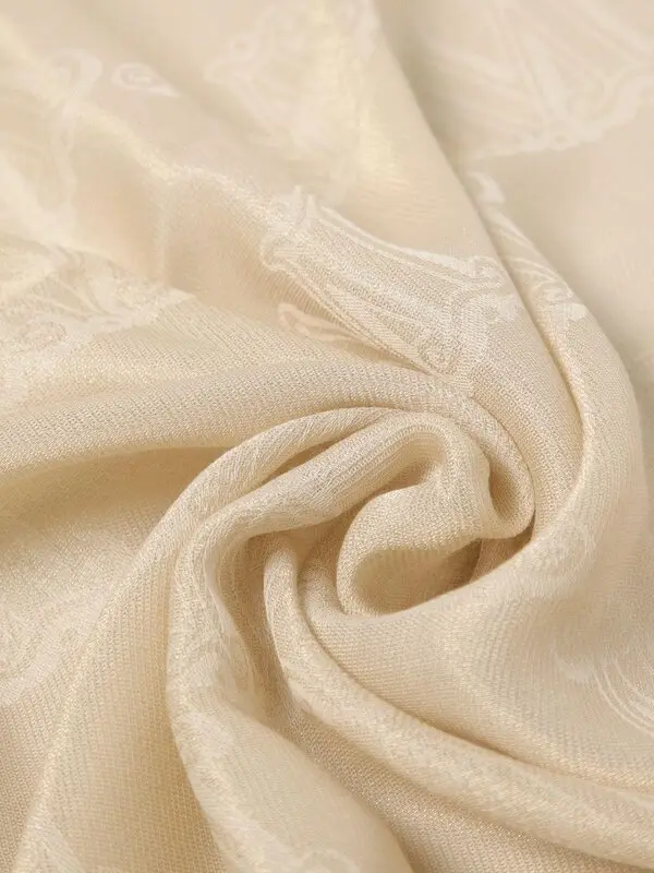 Max Mara Wool And Silk Blend Scarf