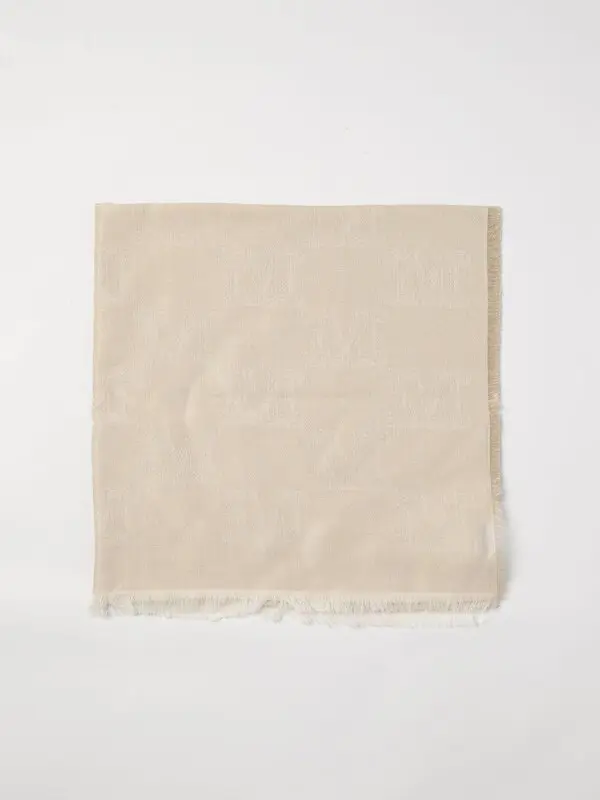 Max Mara Wool And Silk Blend Scarf - Cream