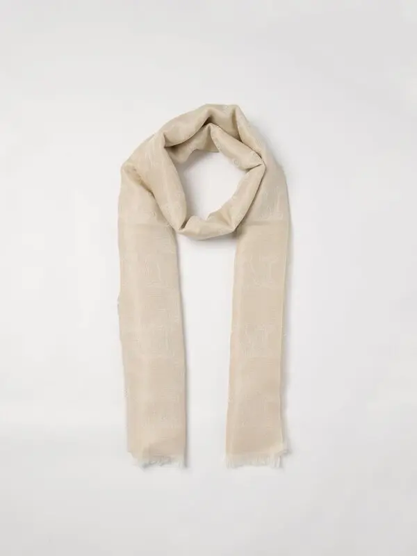Max Mara Wool And Silk Blend Scarf - Cream