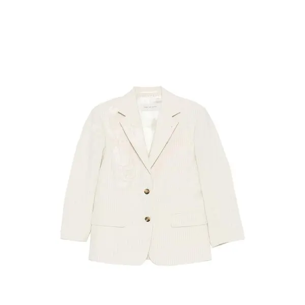 Dries Van Noten Neutrals Jackets Blazers