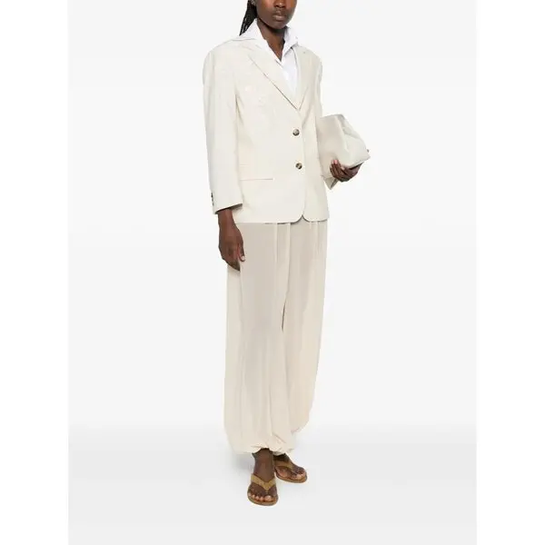 Dries Van Noten Neutrals Jackets Blazers
