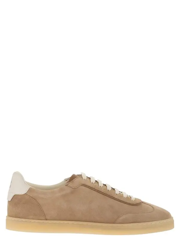 Brunello Cucinelli Suede Trainers - Cream