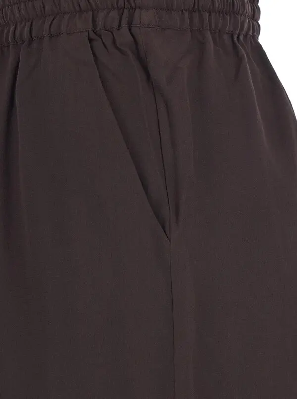 P.a.r.o.s.h Silk Drawstring Waist Pants - Multicolor