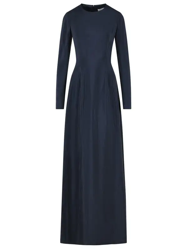 MAISON MARGIELA Cupro Maxi Dress - Blue