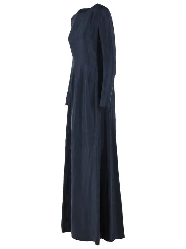 MAISON MARGIELA Cupro Maxi Dress - Blue