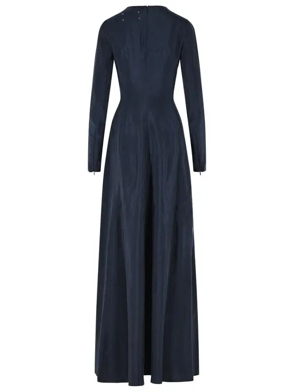 MAISON MARGIELA Cupro Maxi Dress - Blue
