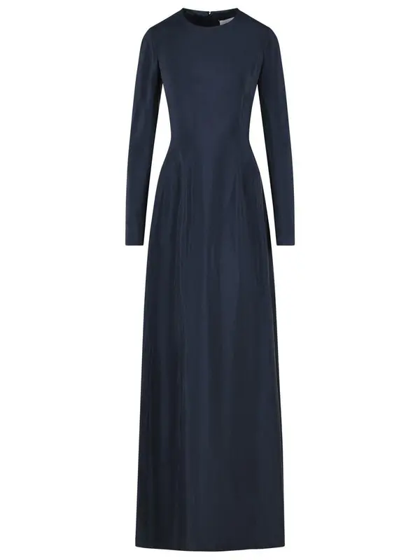 MAISON MARGIELA Cupro Maxi Dress - Blue