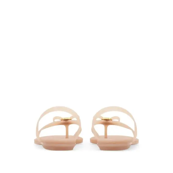 FERRAGAMO Rubber Thong Sandals - Pink