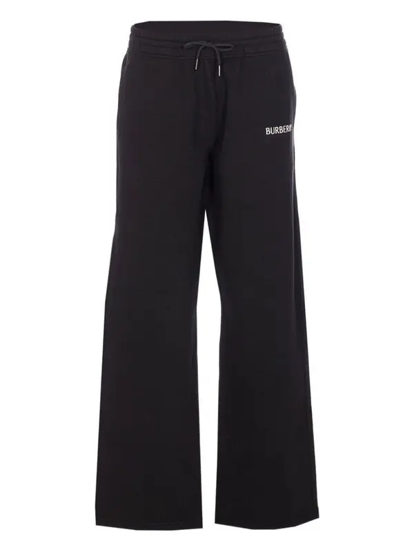 Burberry Cotton Track Trousers - Black
