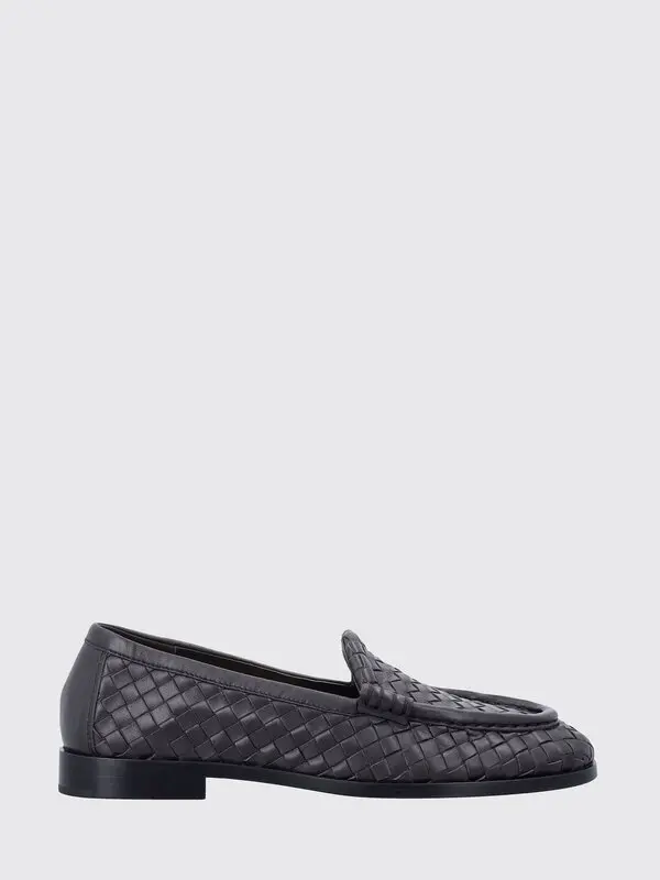 Bottega Veneta Woven Loafers - Espresso